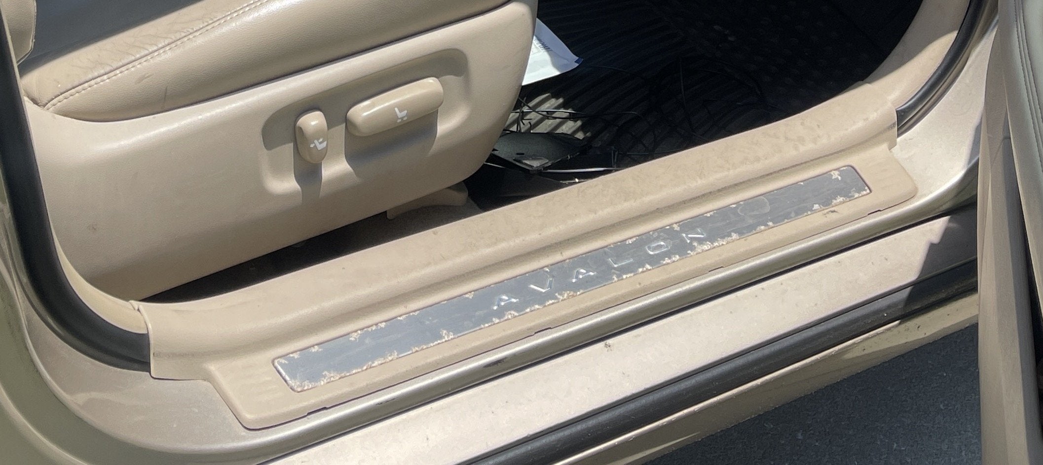Bubbling door scuff plates | Toyota Nation Forum Bubbling door scuff plates | Toyota Nation Forum